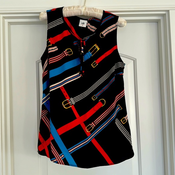 CAbi | Tops | Cabi Top In Red White And Blue | Poshmark